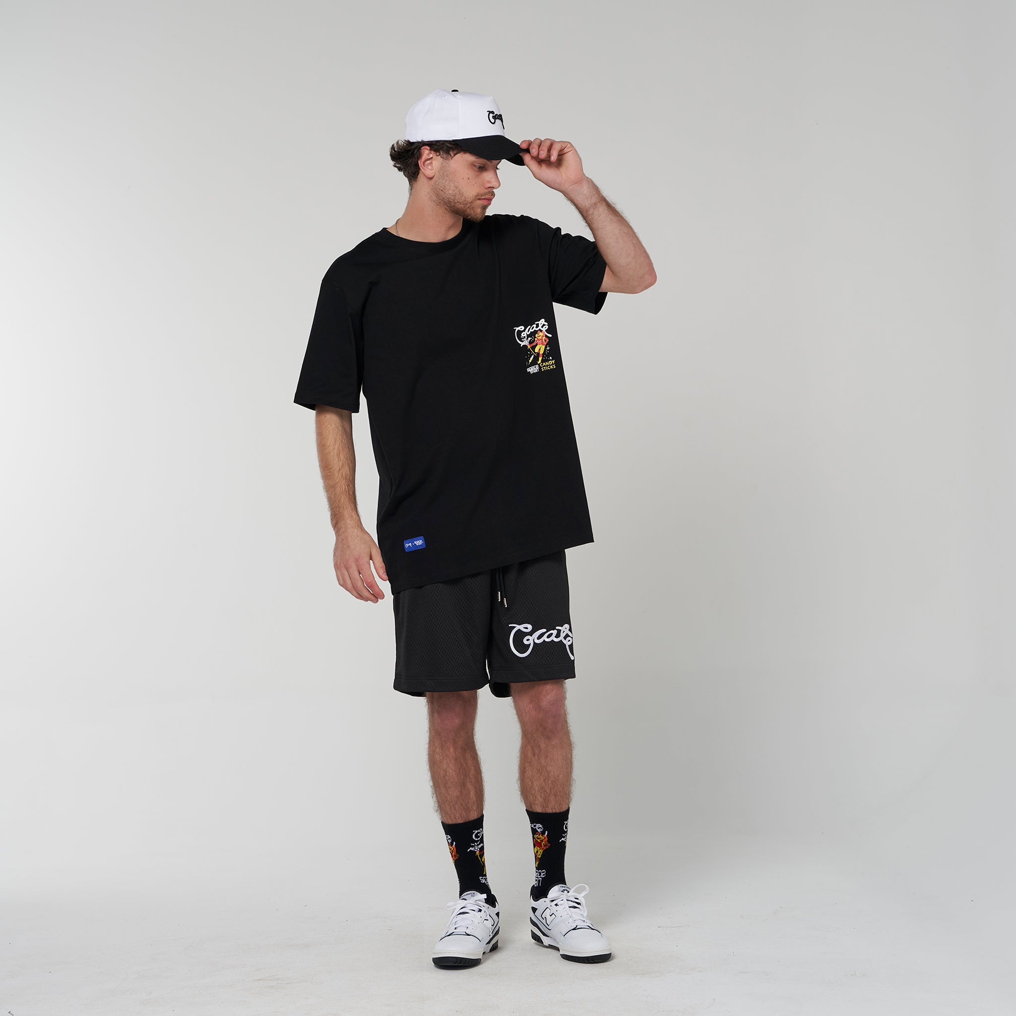 Crate Basic Script Mesh Shorts – Crate Clothing