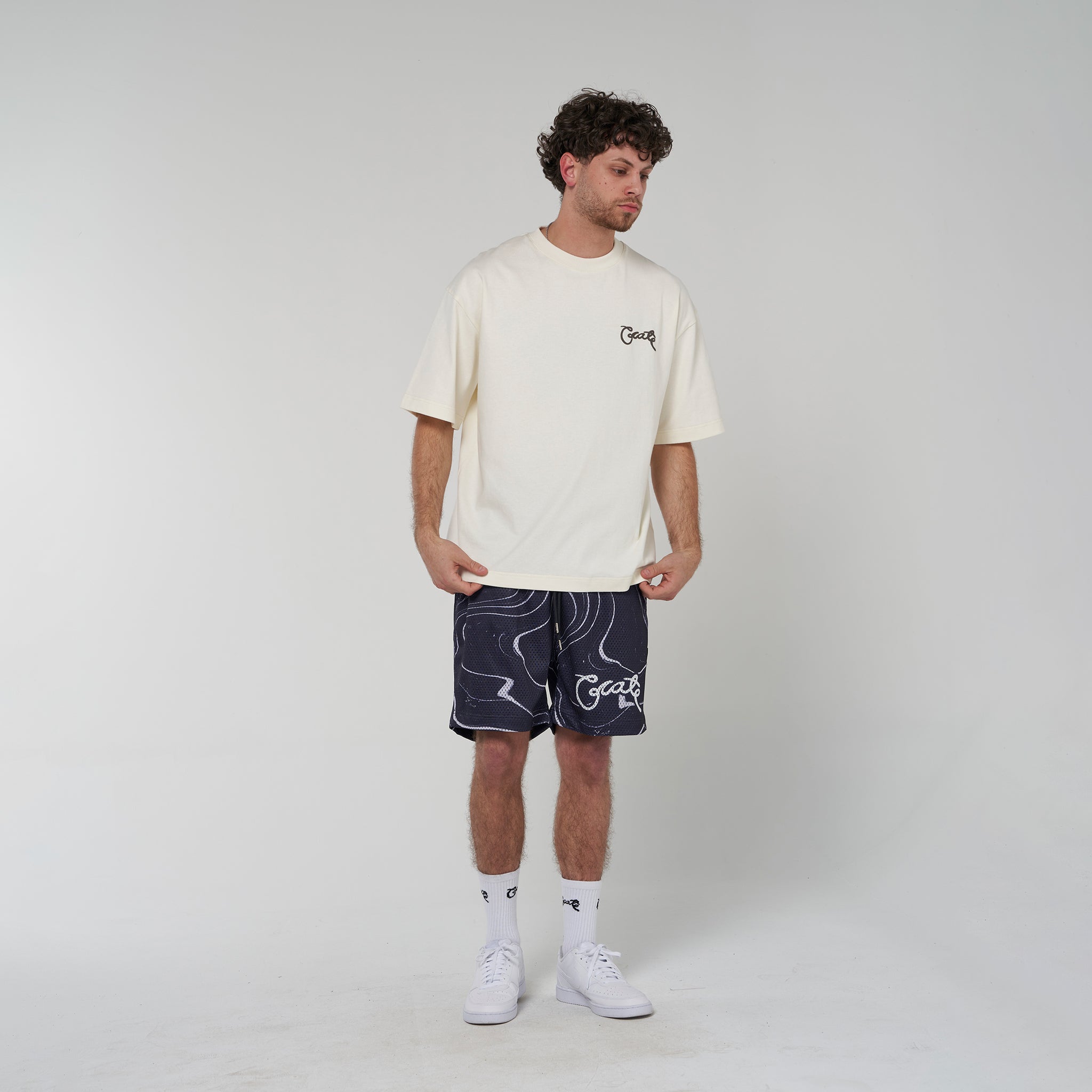 Crate Script Marble Mesh Shorts – Crate Clothing