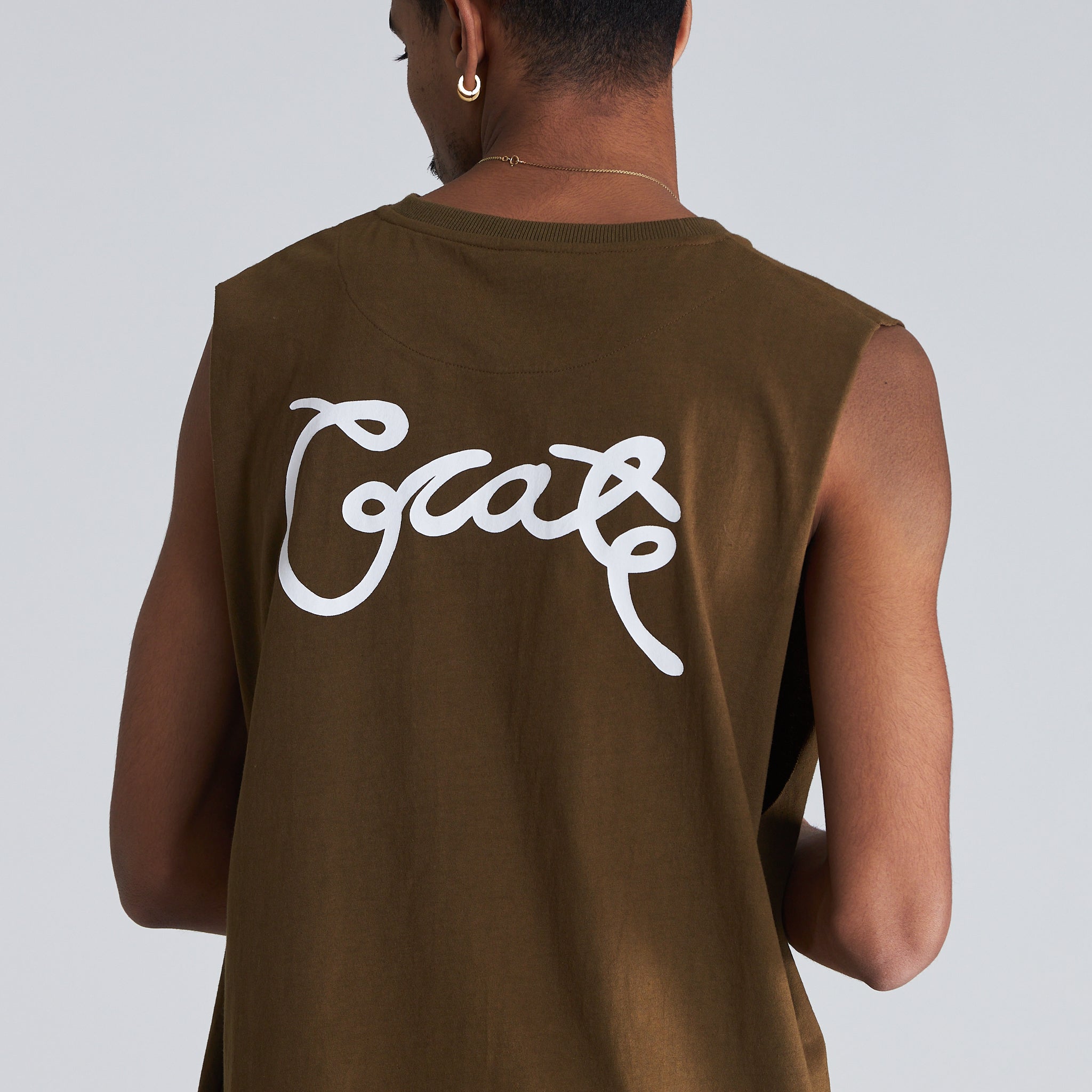 MENS SCRIPTED MUSCLE SINGLET – Crate Clothing